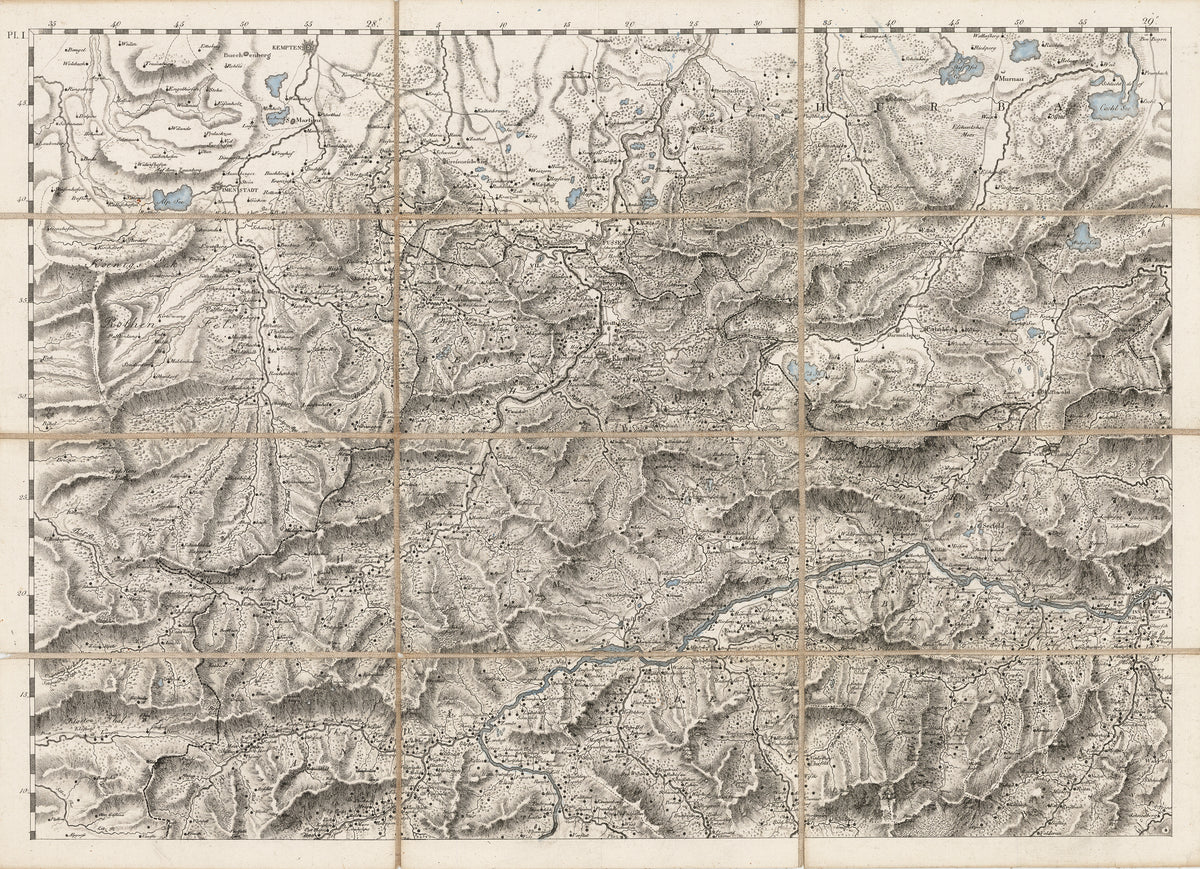 Antique folding map of Tyrol By: Christian Mechel Date: 1802 – New ...