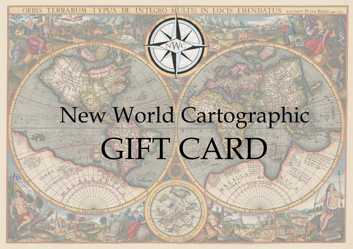 N.W.C. Gift Cards – New World Cartographic