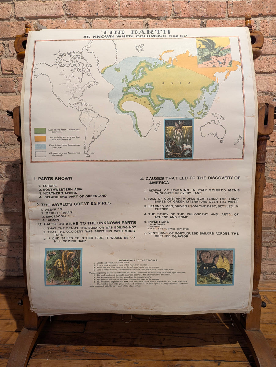 Rare Antique Set of Educational Maps by: H.C. Robertson, 1901 – New ...