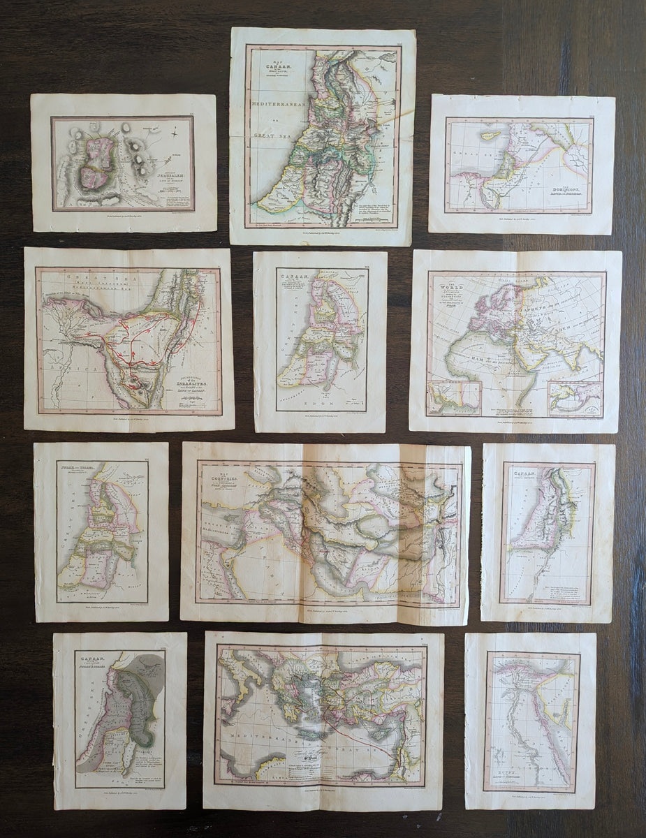 Sacred Geography of Scripture Maps By: Richard Palmer, 1823 – New World ...