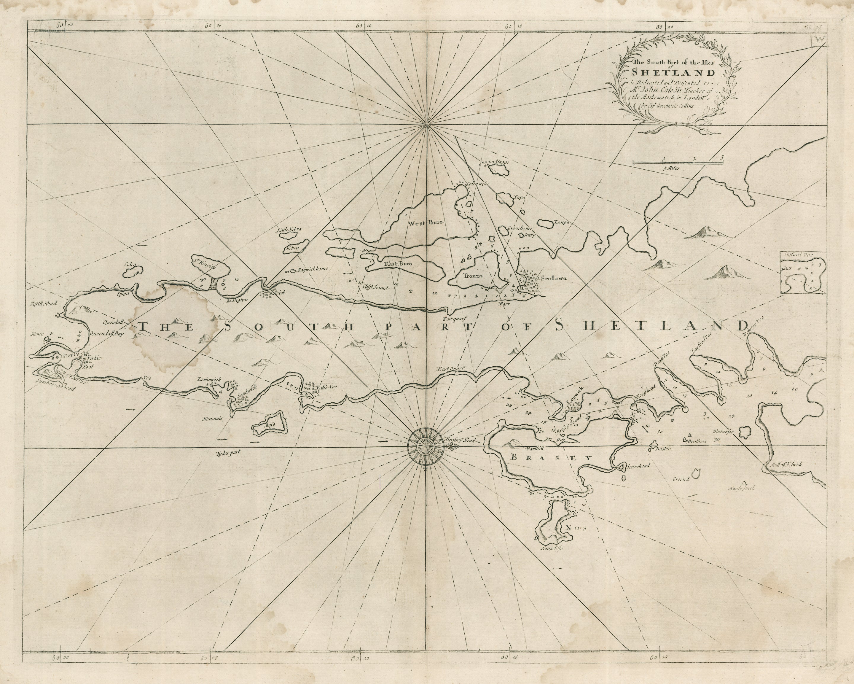 1723 The South Part of Shetland – New World Cartographic