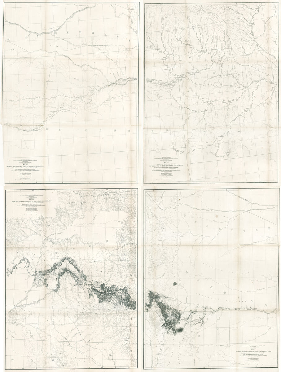 Transcontinental Railroad Survey of the Central Pacific Railroad, 1855 ...