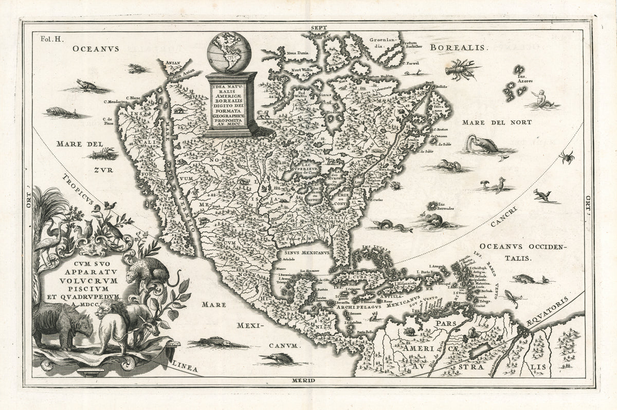 Cum Suo Apparatu Volucrum Piscium Et Quadrupedum – New World Cartographic