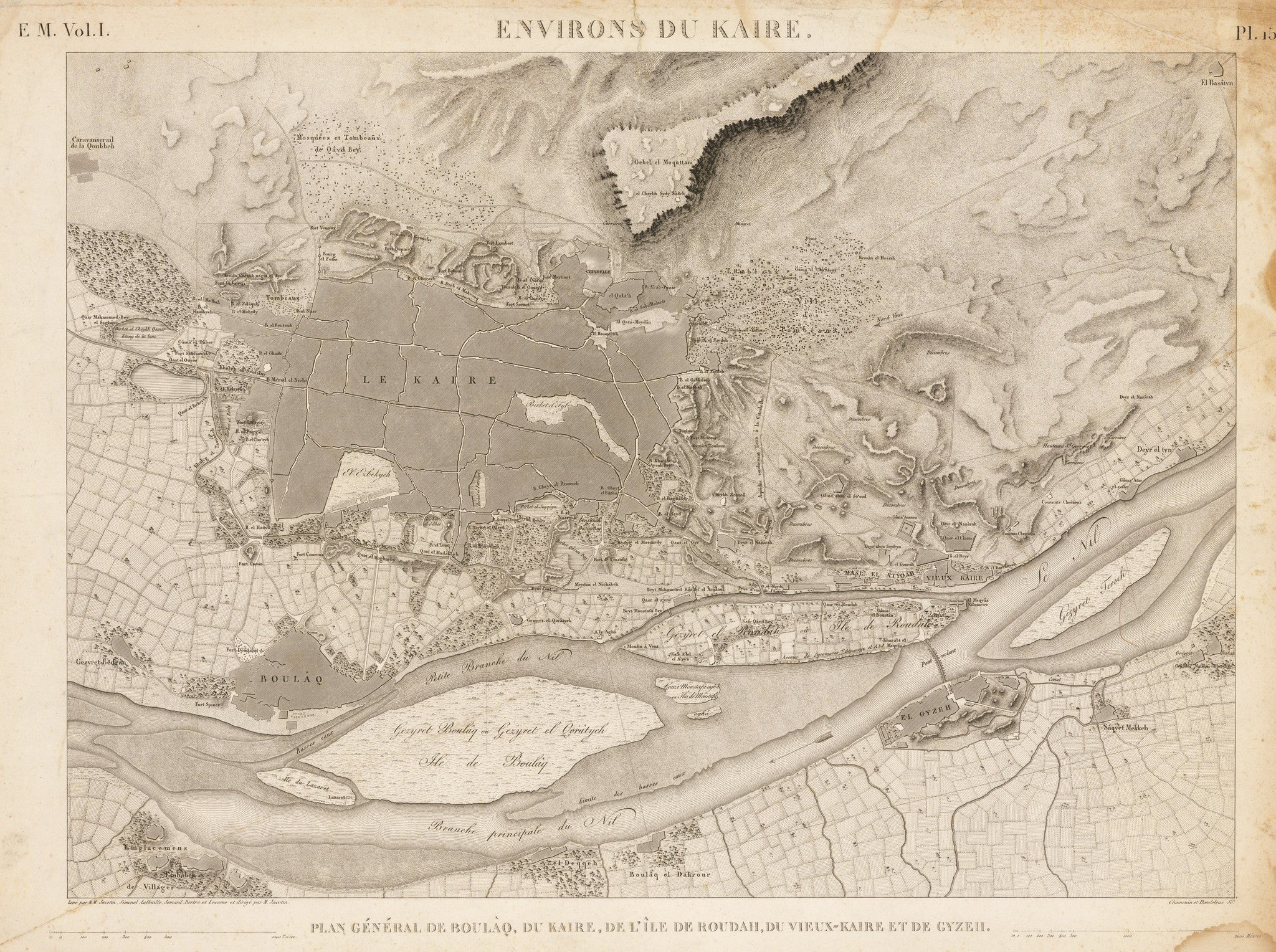 Old Map Of Cairo Cairo Map Restored Fine Reproduction Etsy