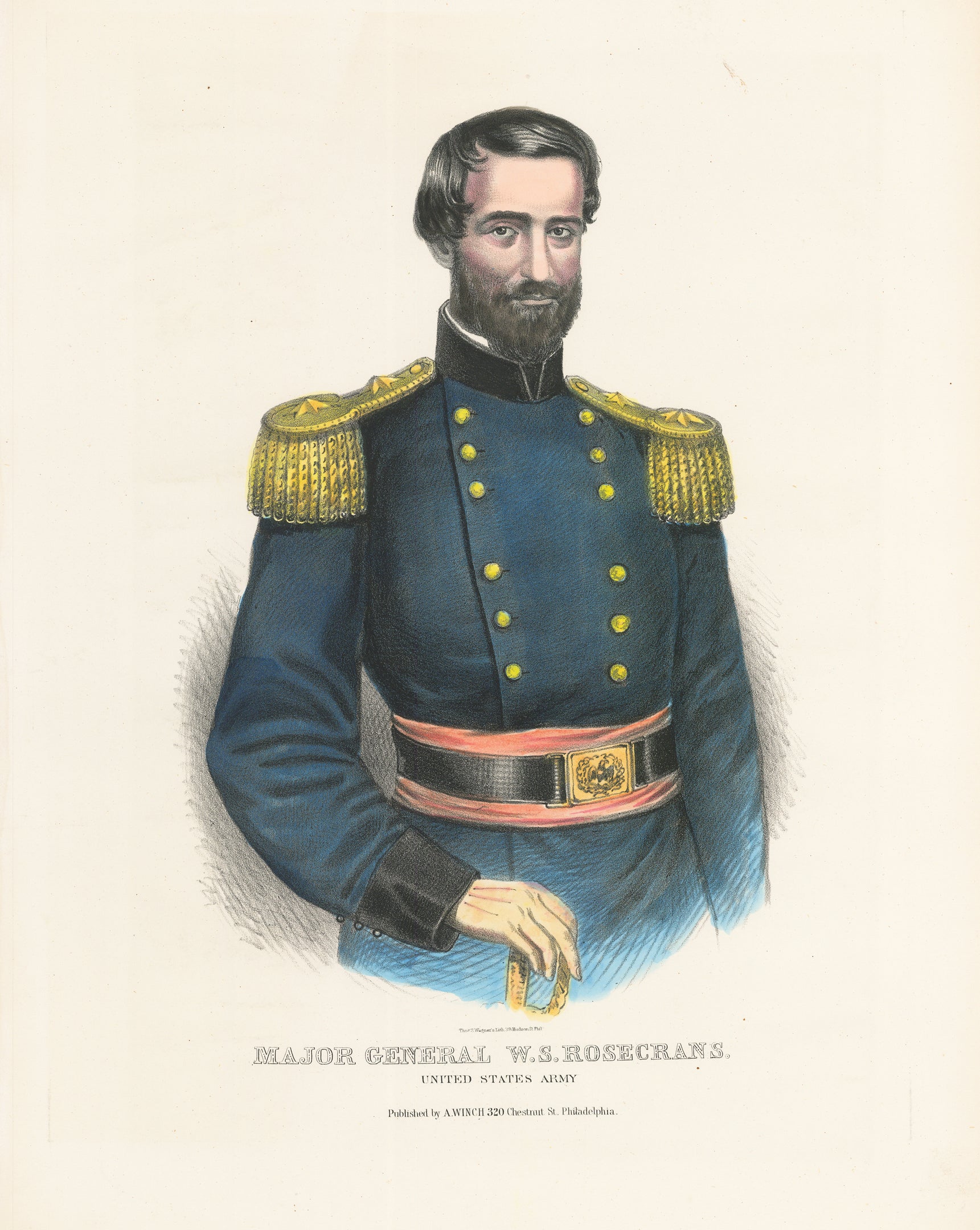 Major General W.S. Rosecrans by: Wagner & Winch, 1862 – New World ...